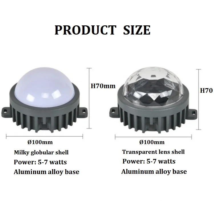 Waterproof 5w7w Led Pixel Point Light Source For Building Display ...