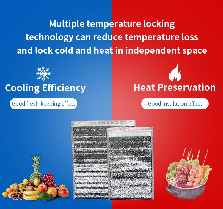 Disposable Delivery Bags Insulated Food Warmer Bag Thermal Insulated ...