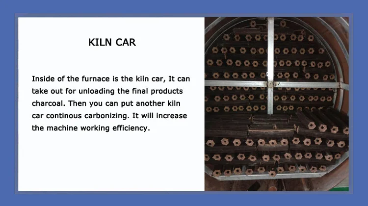 Horizontal Biochar Production Commercial Equipment Pyrolysis Kiln Wood ...