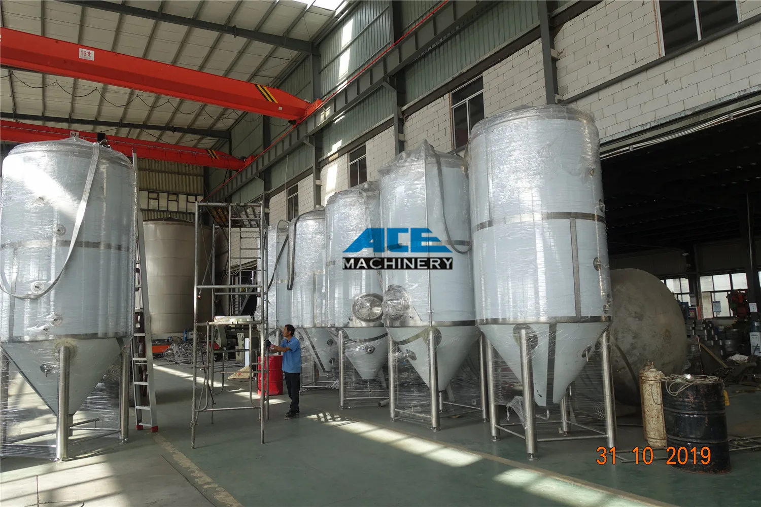 Ace 600L Conical Fermenter Fermentador Kombucha Beer Ferment Tank ...