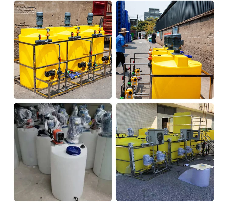 200L Dosing Bucket - Efficient Mixing for Sewage Treatment