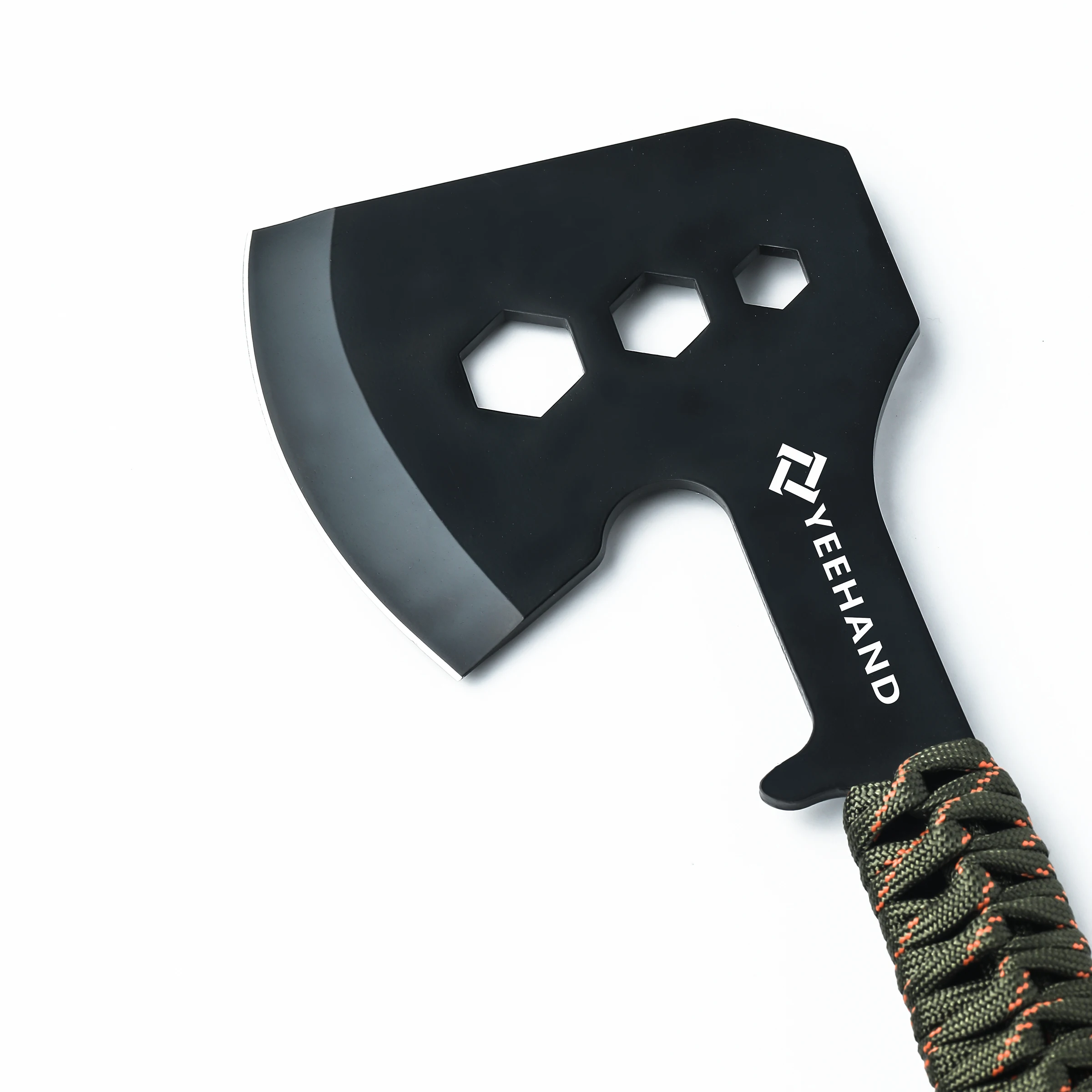 Outdoor Portable Tactical Survival Rope Handle Stainless Steel Hatchet ...