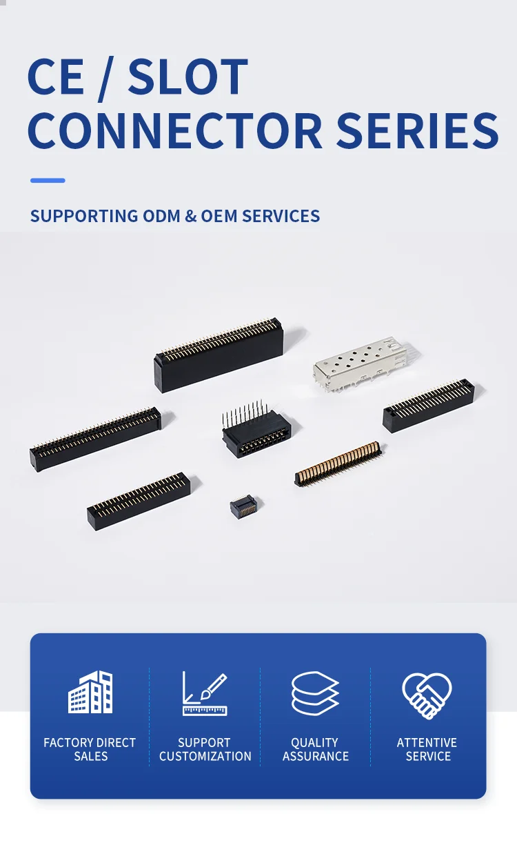 Jinling Card Edge Connectors - Reliable Double Single Row