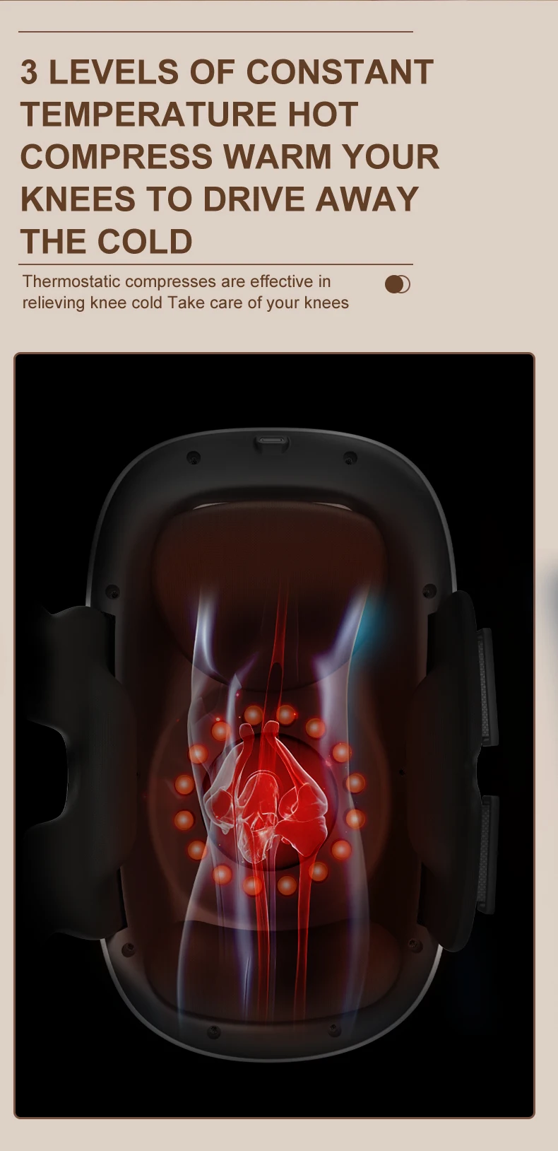 Portable Smart Cordless Physiotherapy Relaxing Heated Vibration Hot ...