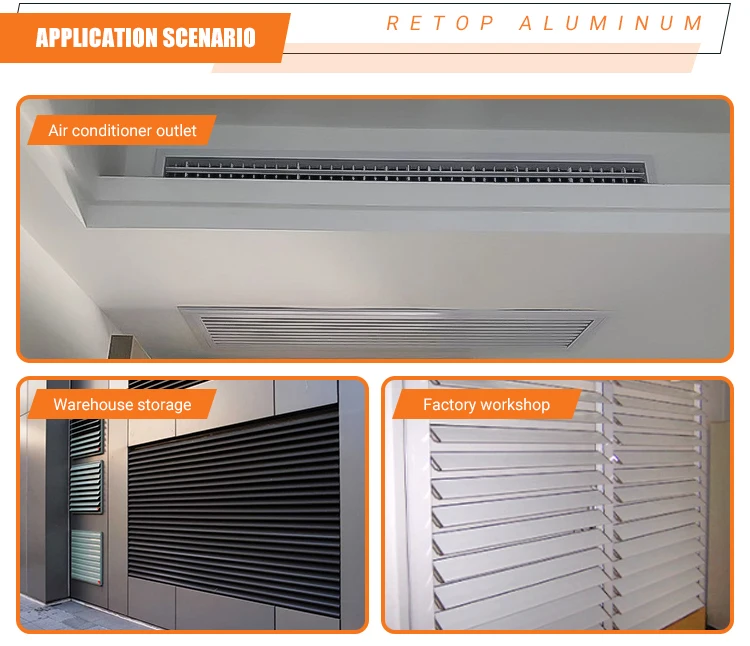 HVAC Aluminum Decorative Eggcrate Grille air Conditioner Louvers ...