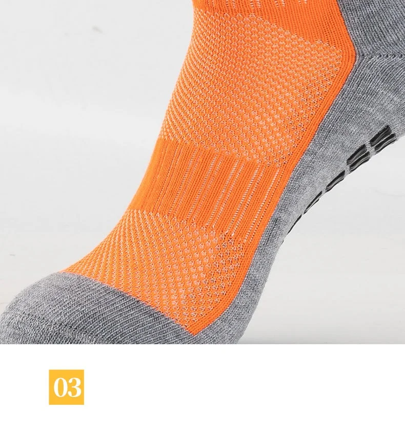 Custom Outdoor Breathable Running Cycling Socks Anti Slip Grip Soccer ...