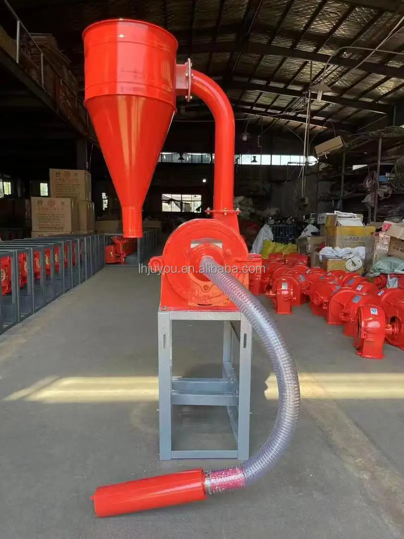 Self-suction Crusher Wheat Maize Corn Rice Flour Making Mill Grinder ...