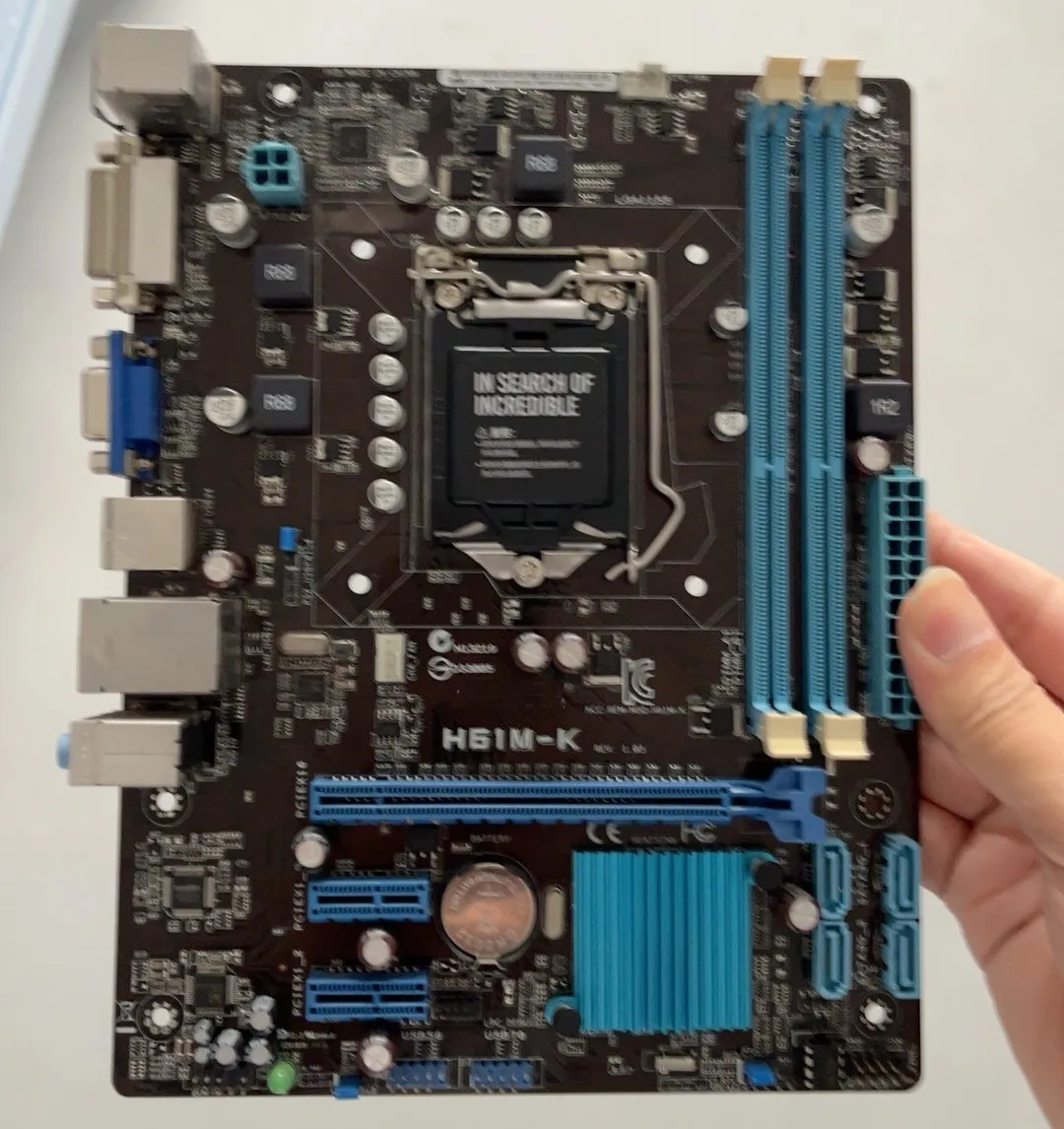 H61M-K motherboard intel LGA 1155 DDR3 USB2.0 16GB H61 desktop ...