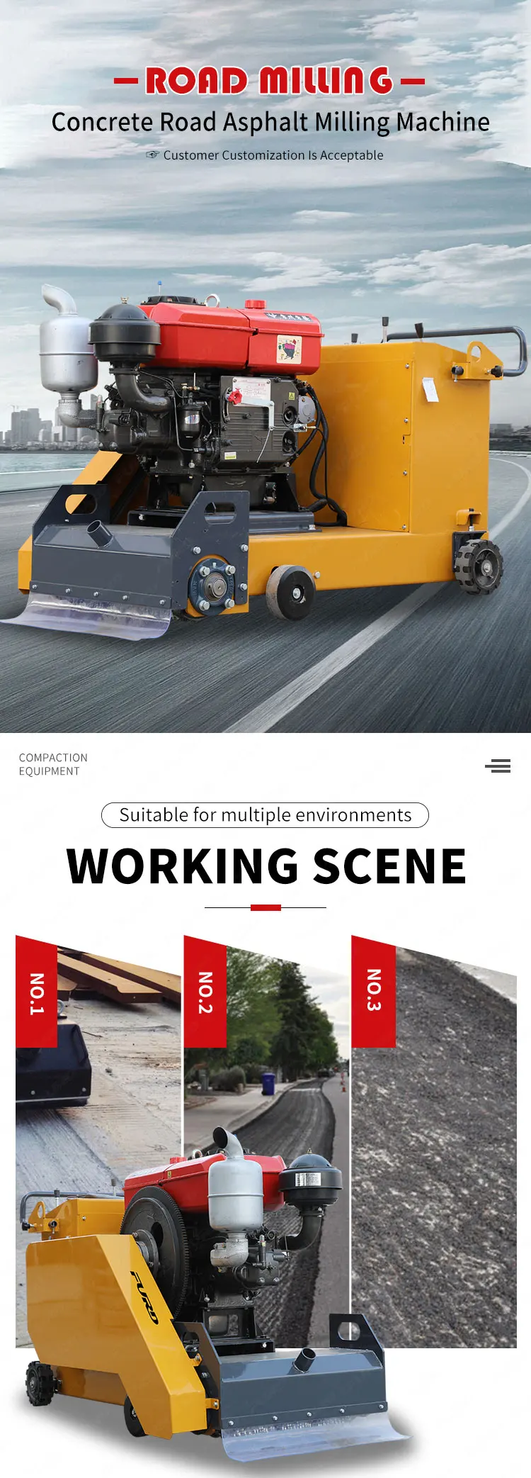 Furd Scarifying Machine Concrete Scarifiers Concrete Grinder Scarifier ...