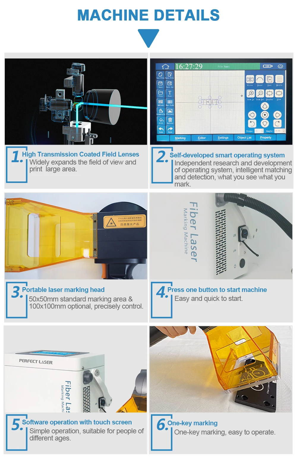 20w/30w Handheld Portable Fiber Laser Engraver & Marking Machine - Oem
