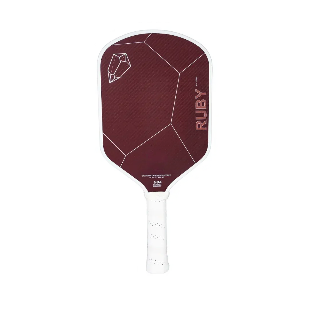 6.0 Sixzero Ruby Rk 16mm Black Dark Thermoforming Red Kevlar Pickleball ...