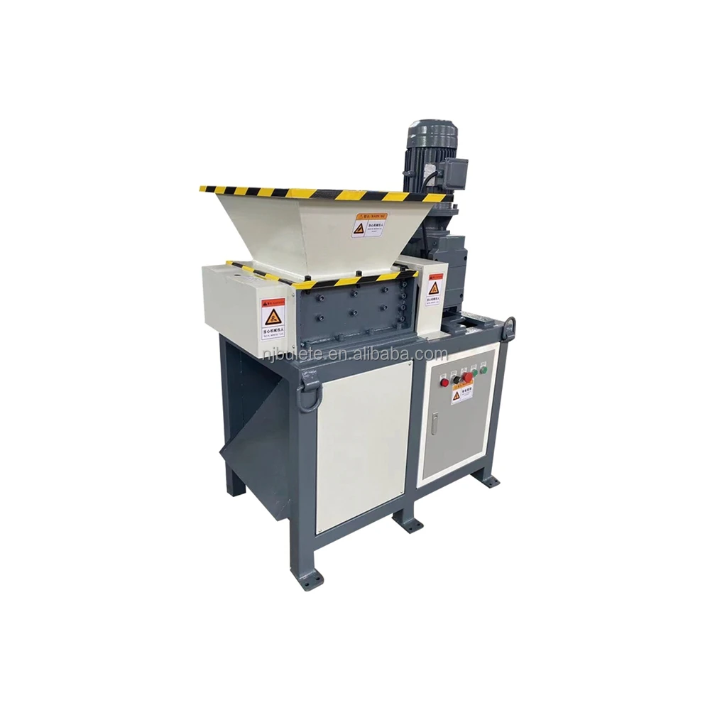 High Automation Humanized Pallet Large Double Shaft Wood Box Shredder ...