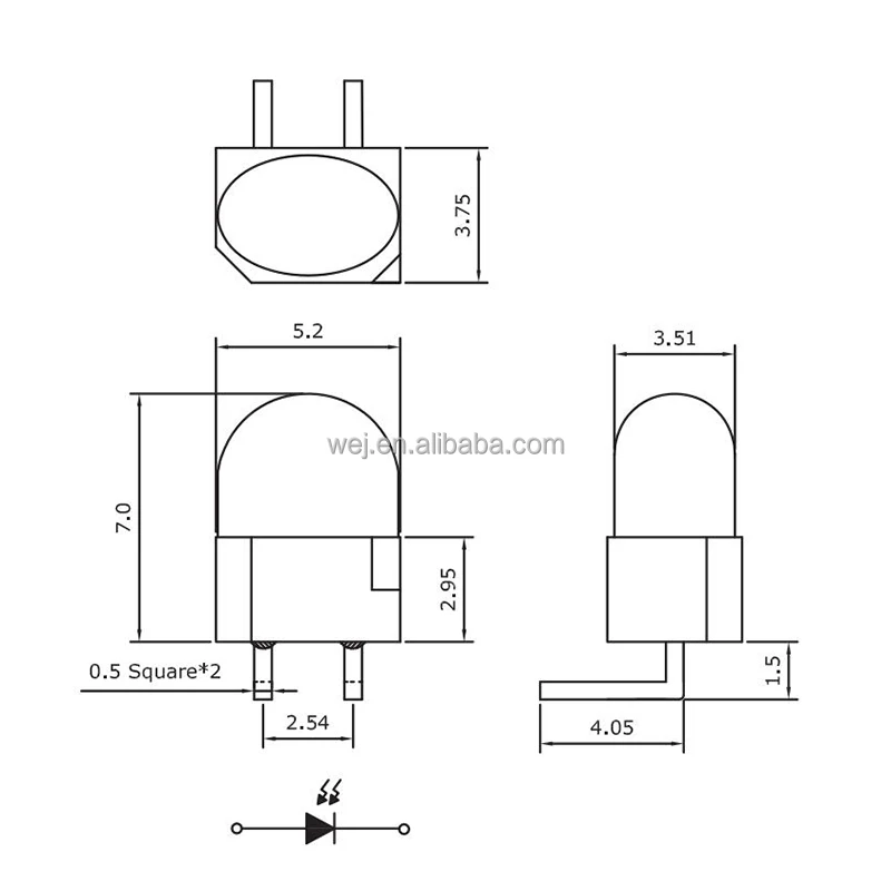 3mm IR LED & 5mm IR LED Datasheet - 940nm Infrared Emitters
