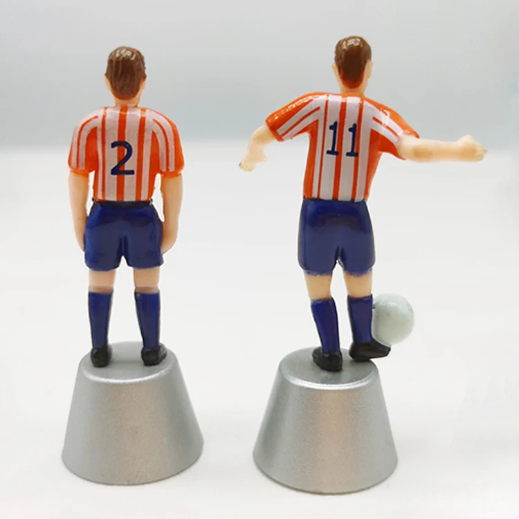 Dihua Custom Football Player Action Figure 3D PVC Ornaments Plastic ...