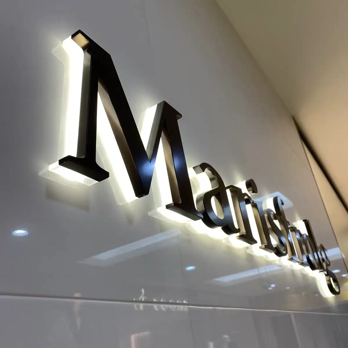 3D Backlit Sign LED Signage - Custom Outdoor Logo Signboard