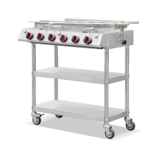 Commercial Large Charcoal Barbecue Grills for Restaurants