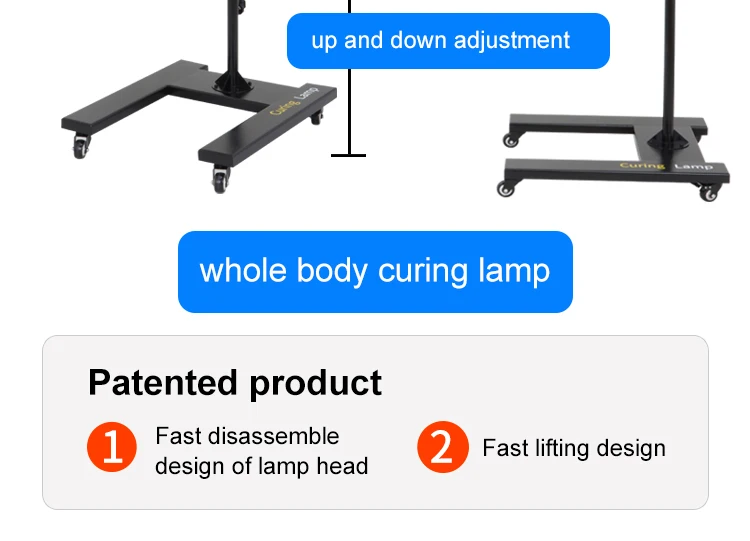 Professional Auto Body Infrared Curing Lamps 2600w Infrared Heat Lamps ...