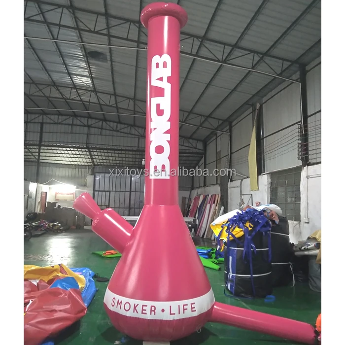 Customized Outdoor Advertising - Giant 4m High Pink Inflatable Bongs Models