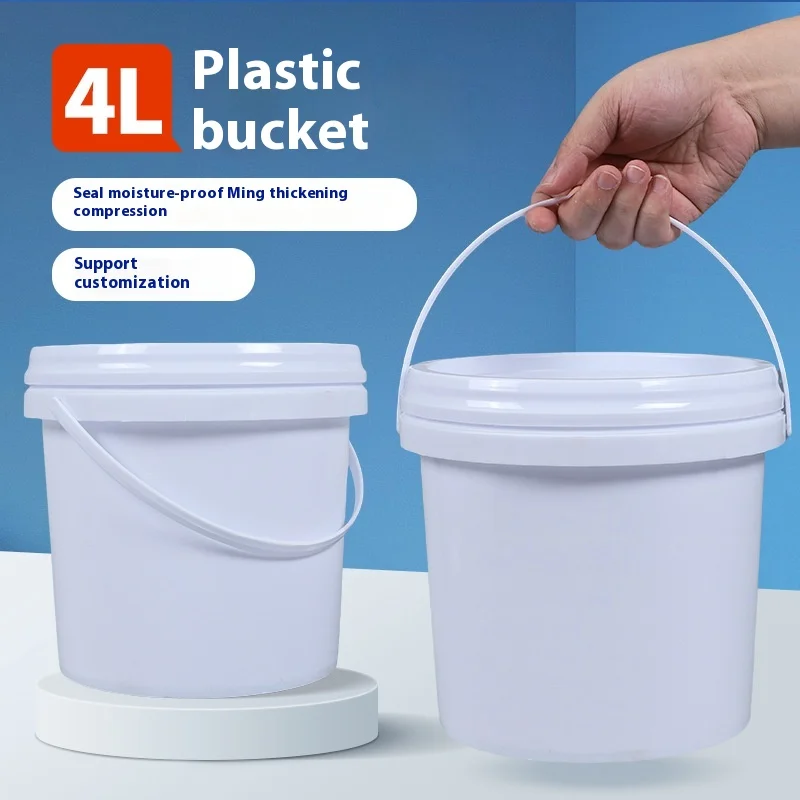 Customizable 4-liter Wide Mouth Pp Plastic Bucket New Arrival ...