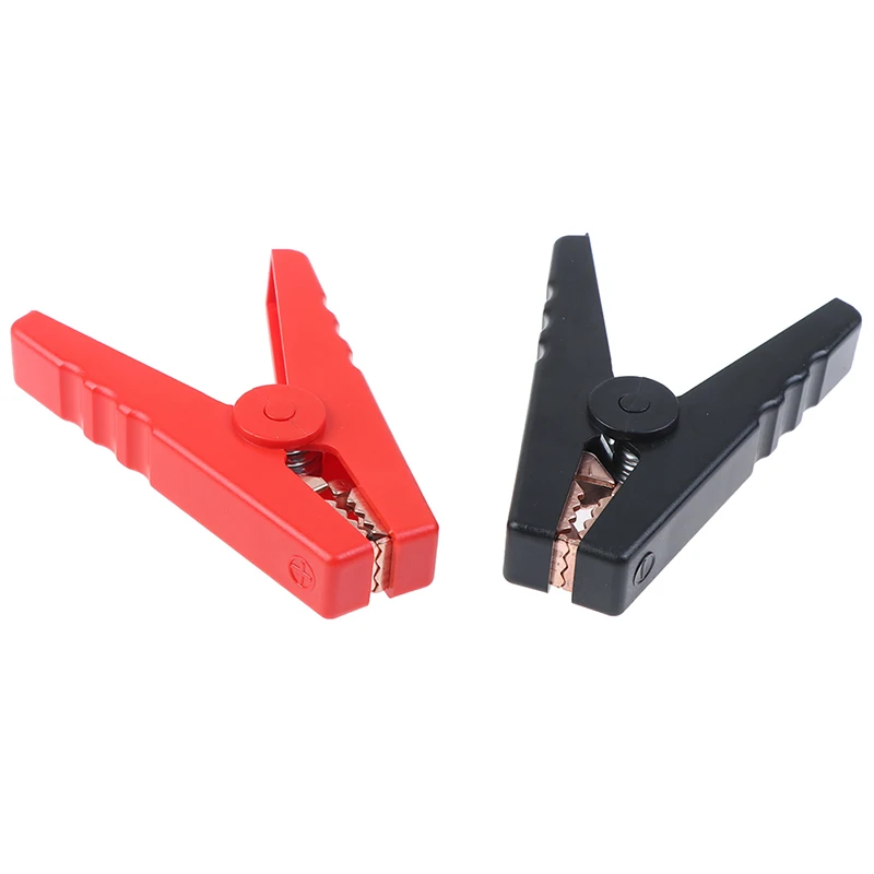 100A Insulated Alligator Clips with Plastic Handle - High Current ...