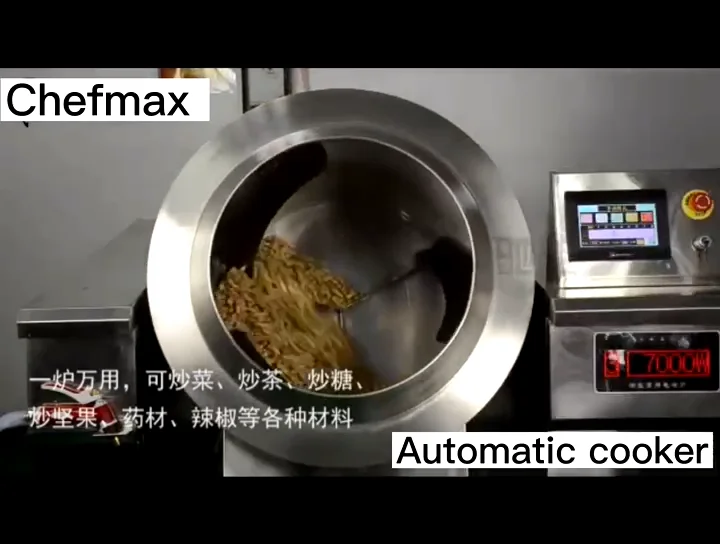 Commercial Vertical20kw Intelligent Automatic Cooking Wok Mixer Cooking ...