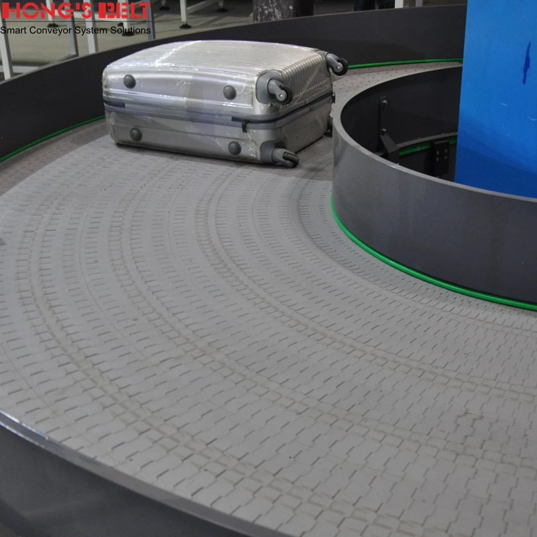 Hongsbelt 90° Curved Modular Belt Conveyor System for Assembly Lines in ...