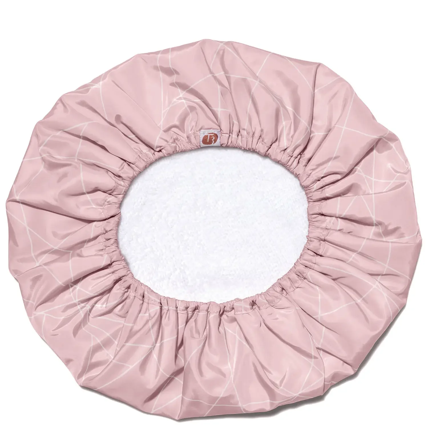 Terry Cloth Shower Cap Double Layer Shower Caps With Terri Cloth - Buy ...