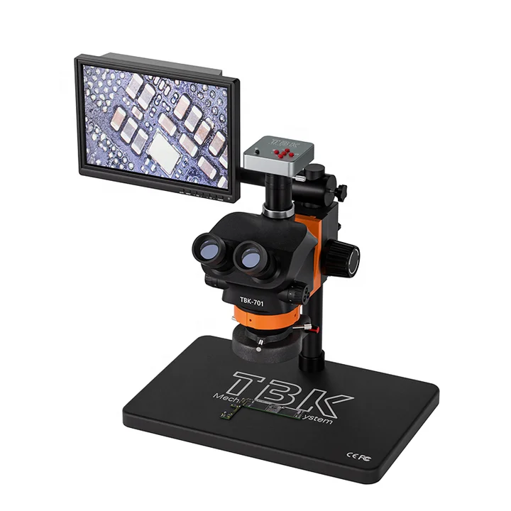 New Tbk-701 Trinocular Electron Microscope Mobile Pcb Repair For ...