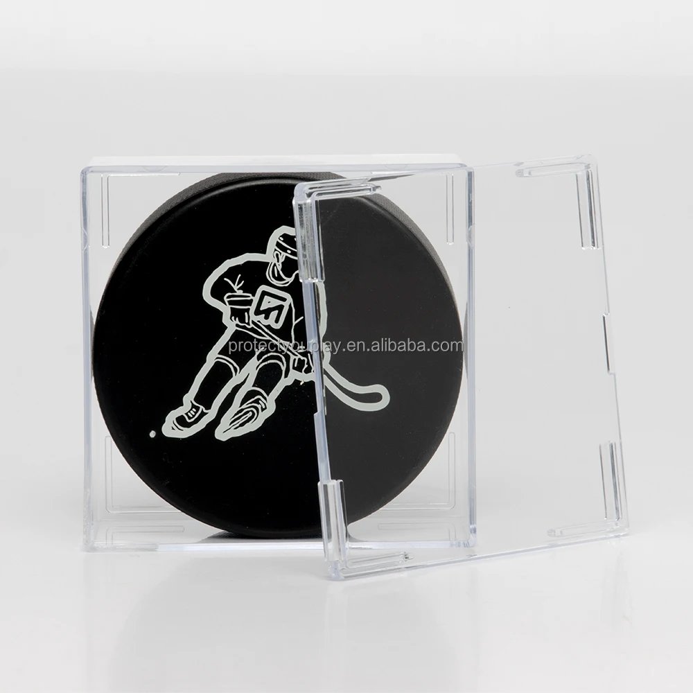 Hockey Puck Display Case - UV Protection & Customizable