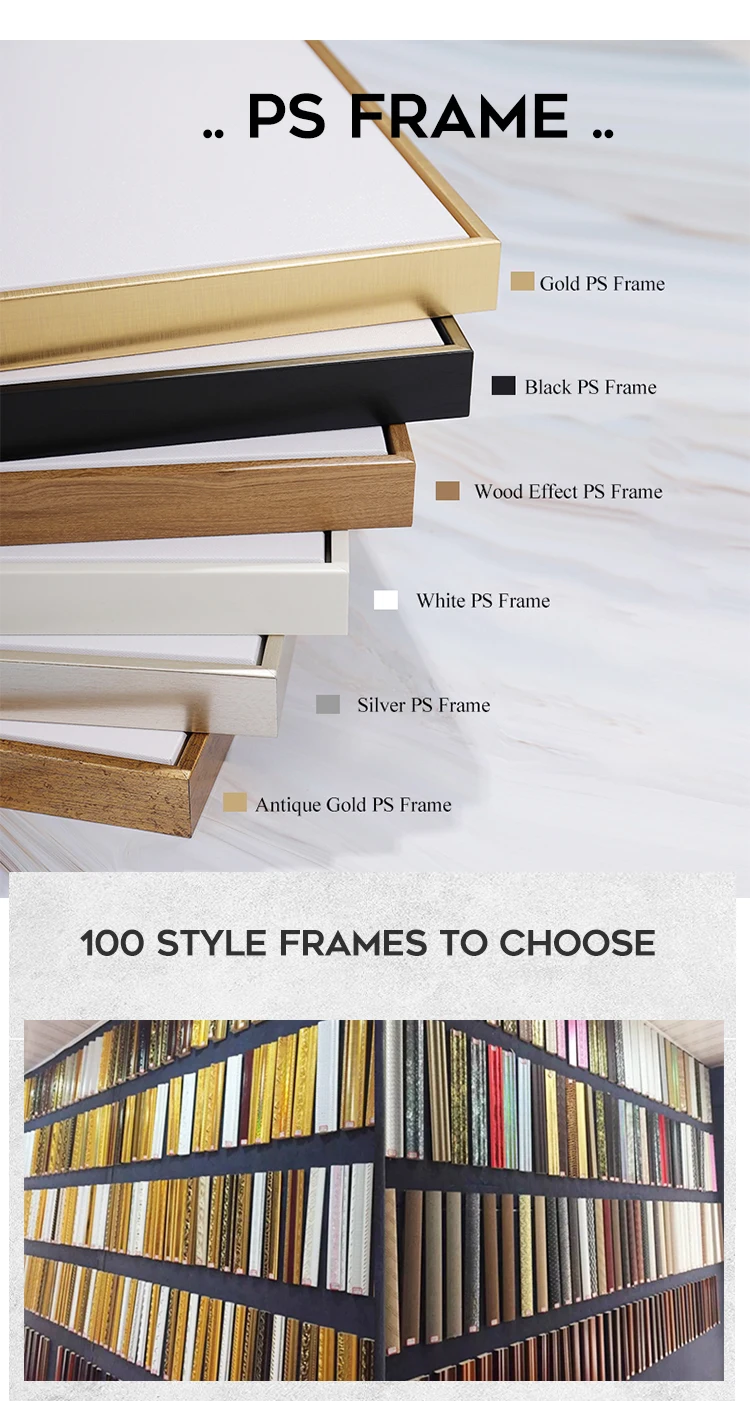 Custom Luxury Large Painting Modern Wall Art Crystal Porcelain Painting ...