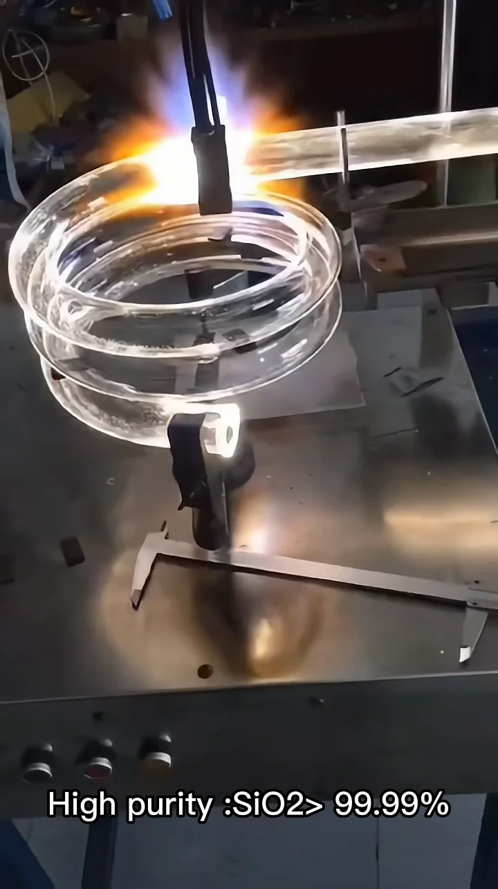 Spiral Quartz Glass Tubing/clear Quart Glass Coil Tube/ Quartz Helix ...