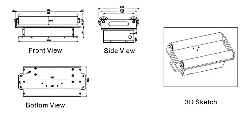 Precise Edge Position Control Web Guide System for Various Materials