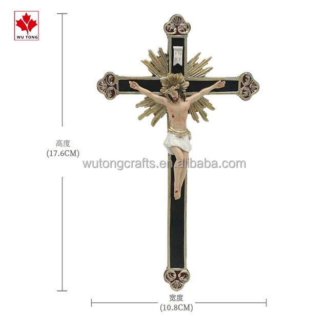 Custom Wall Hanging Resin Jesus Statue Crucifix Catholic Religious ...