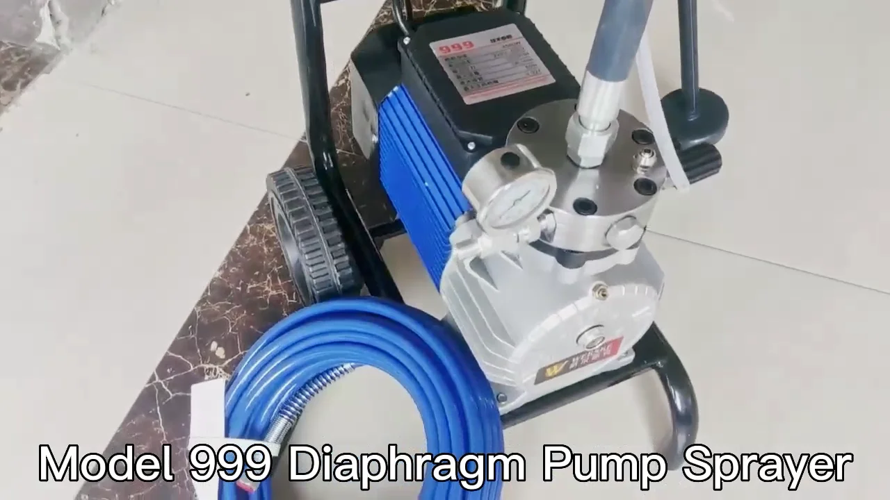 Complete Accessories With Spray Gun Nozzle Diaphragm Pump Airless Paint ...