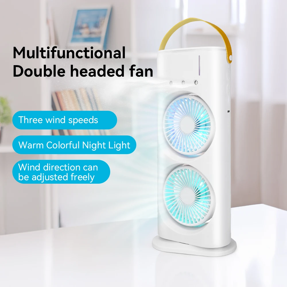Iconic Class A 220v Cooling White Portable Fan Mini Fan Three Usb Fan ...