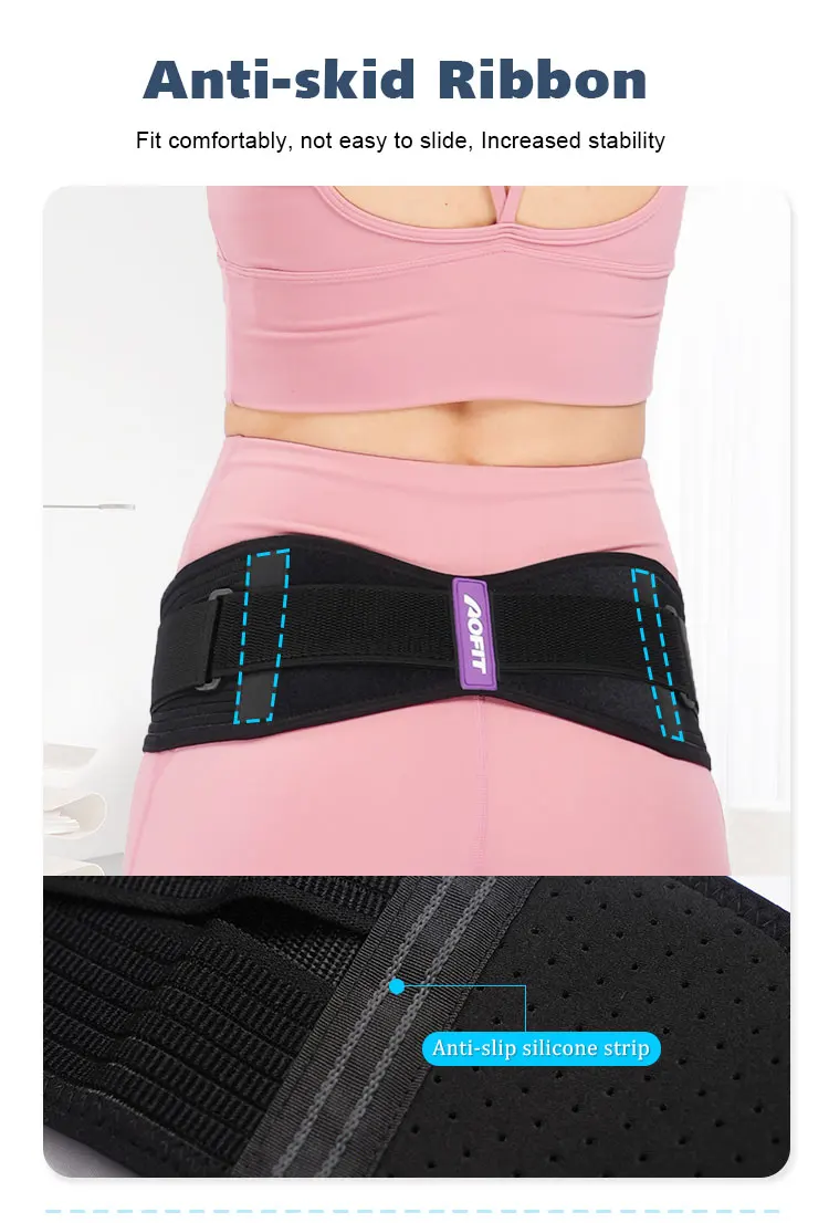 Custom Logo Adjustable Sciatica Pelvis Lumbar Pain Relief Belt Lower ...