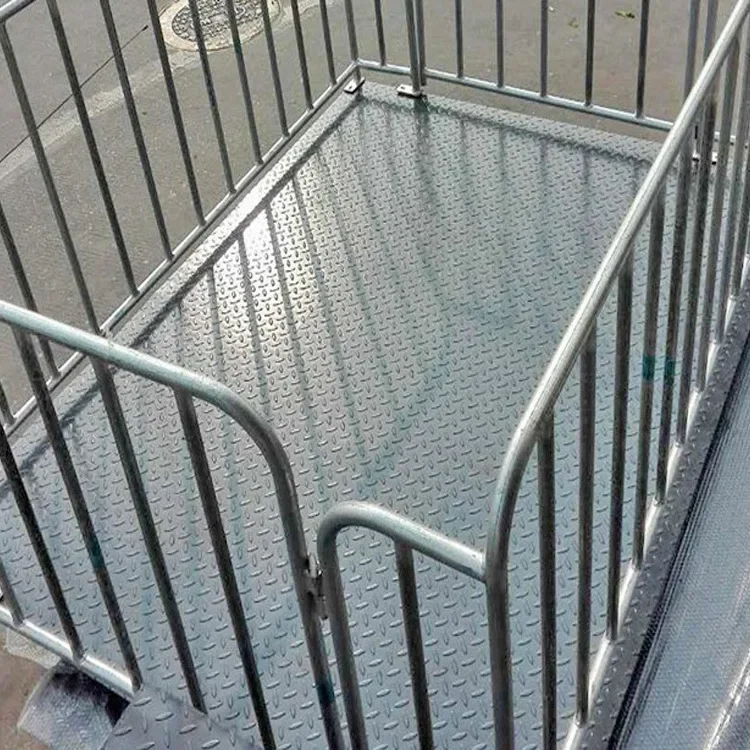 Animal Platform Scale Wholesale Livestock Scale with Fence Weighing ...