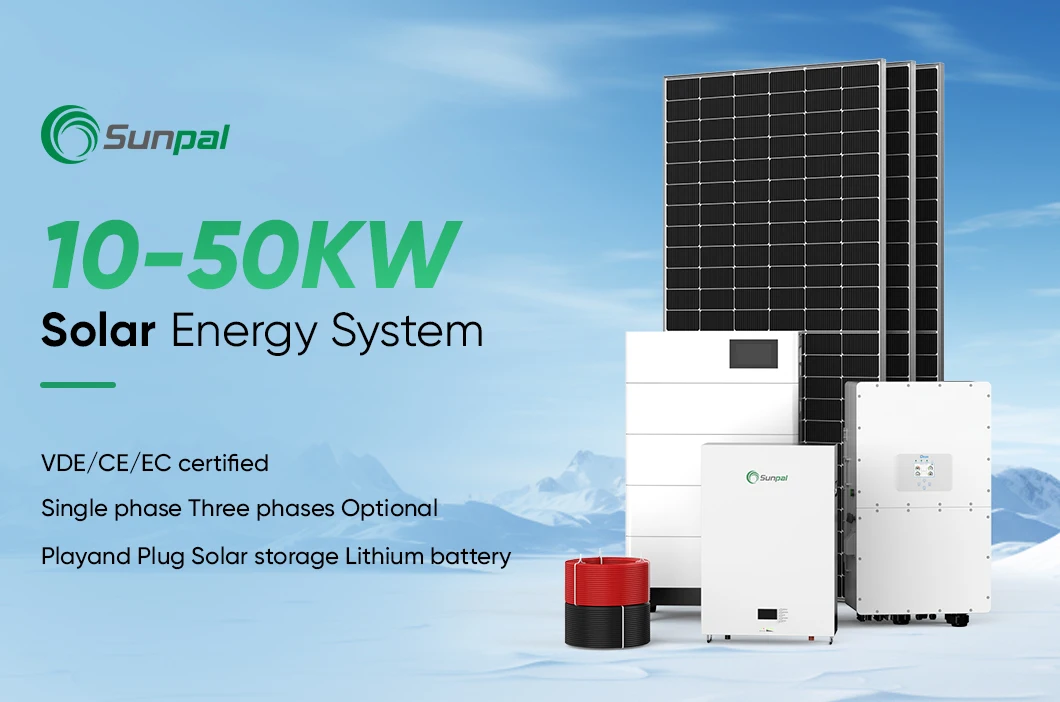 Sunpal Industrial Solar Panel Energy System - 5KW to 10KW