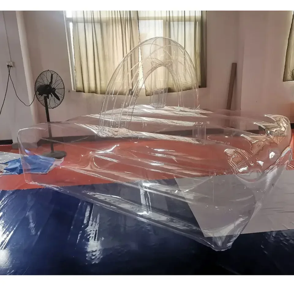 Beile Custom Inflatable PVC Transparent Mattress with SPH