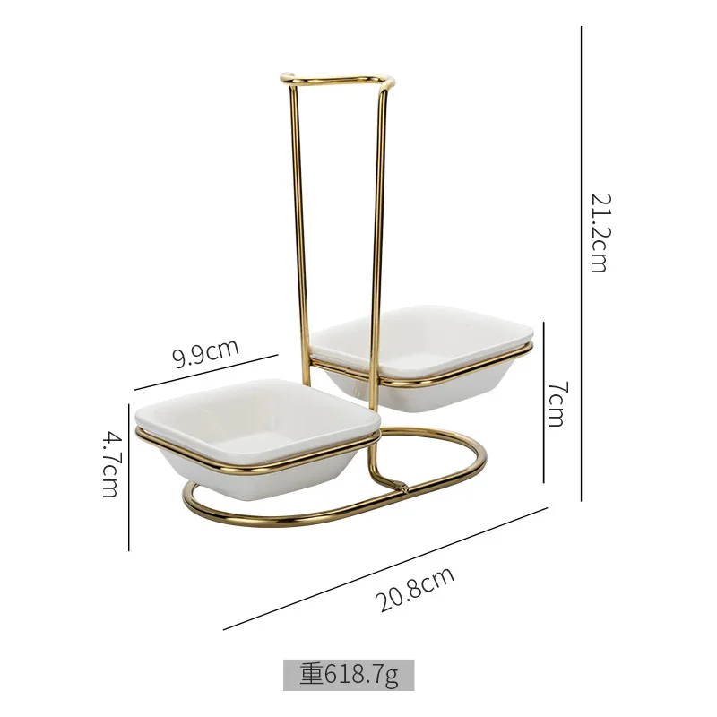 Gold Stainless Steel Table Spoon Rack - Luxury & Eco-friendly