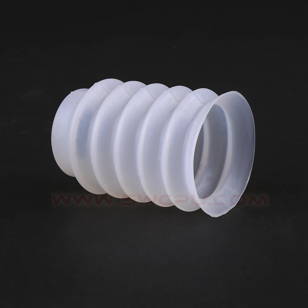 Custom Food Grade Molded Product Silicone Flexible Rubber Bellow