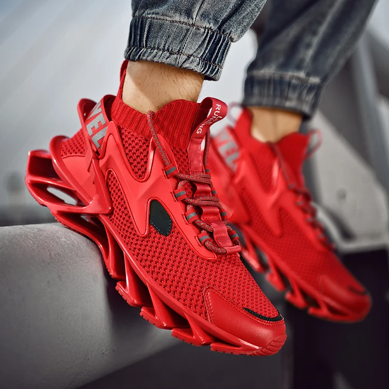 New Sports Fashion Running Shoes For Men Comfortable Men's Sports ...