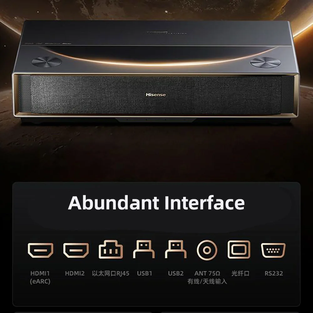 Hisense Starlight S1 Pro 4K UHD Projector - Laser Home Theater Beamer ...
