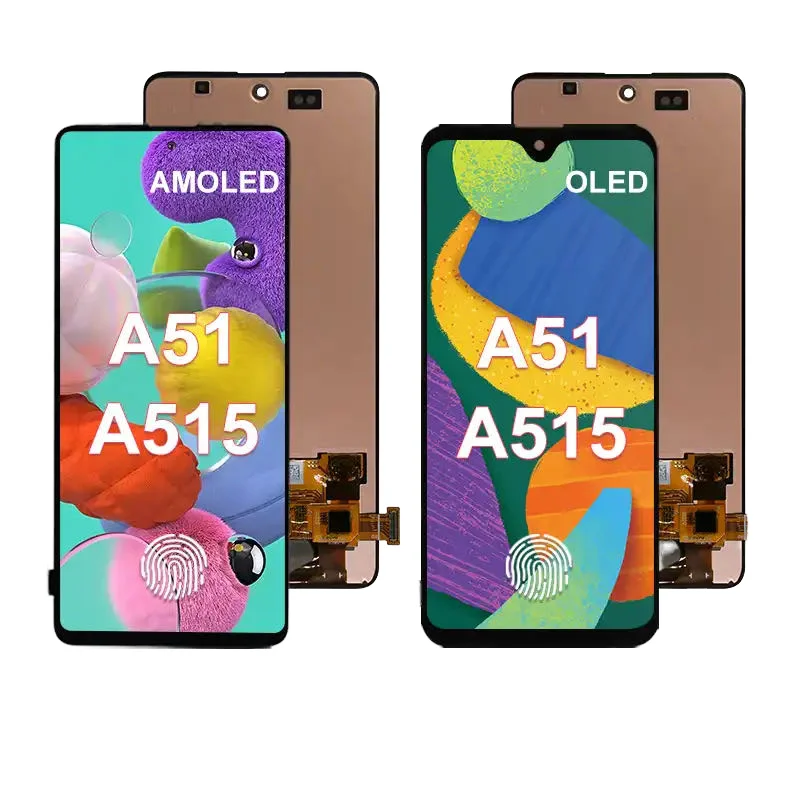 To AMOLED For Samsung Galaxy A515 Display A51 4G SM-A515F/DST SM-A515F/DSM Touch Screen For ...