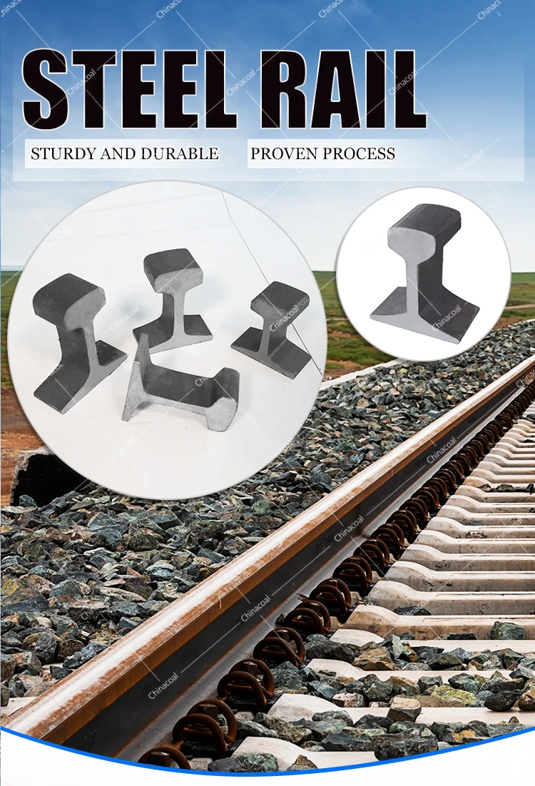 Heavy Type GB6KG/GB12KG/GB30KG Steel Rail for Railways and Mining ...