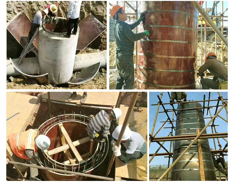 SONGMAO Circular Plywood Column Formwork for Concrete
