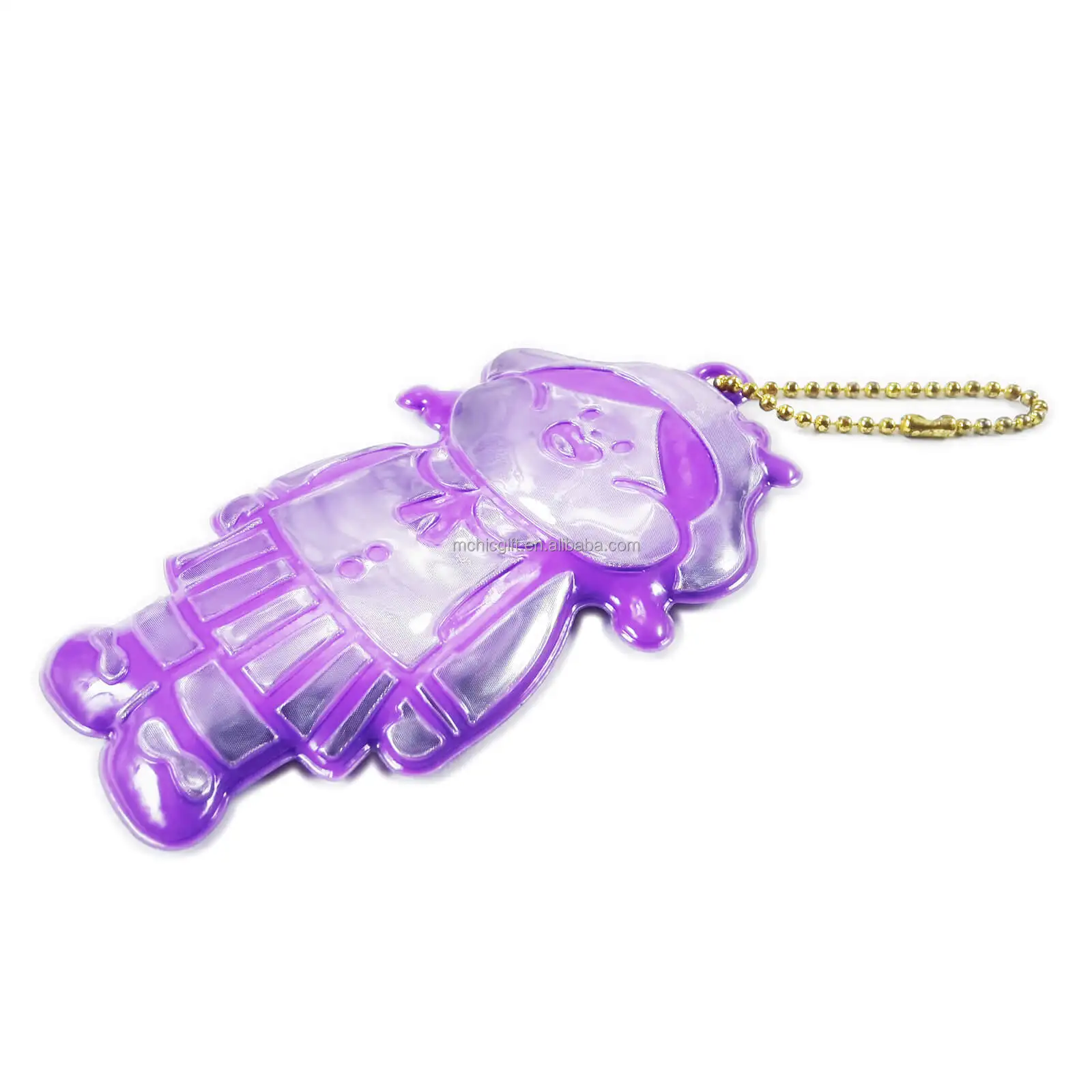 Factory Supply Customized Reflector PVC Reflective Tags Reflective Key ...