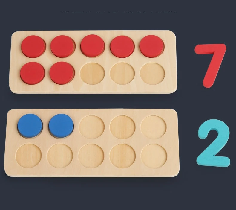 Montessori Wooden Ten Lattice Array Addition And Subtraction Arithmetic ...