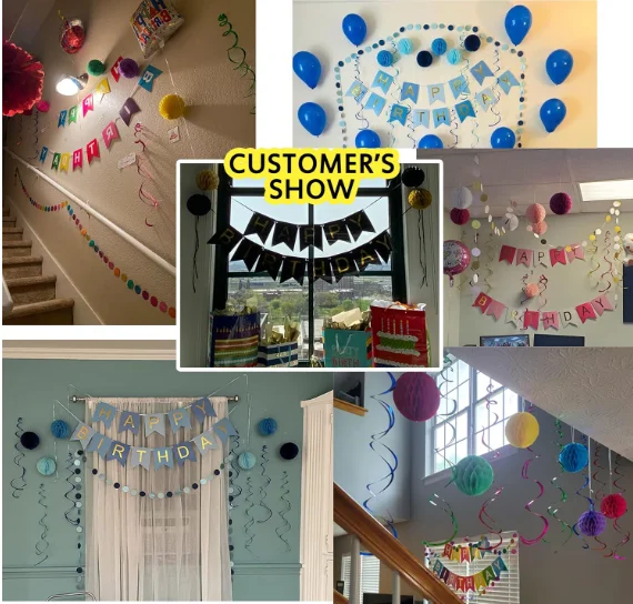 DIY Banner Kit Letters Glitter Banner Letters Custom Party Hanging ...