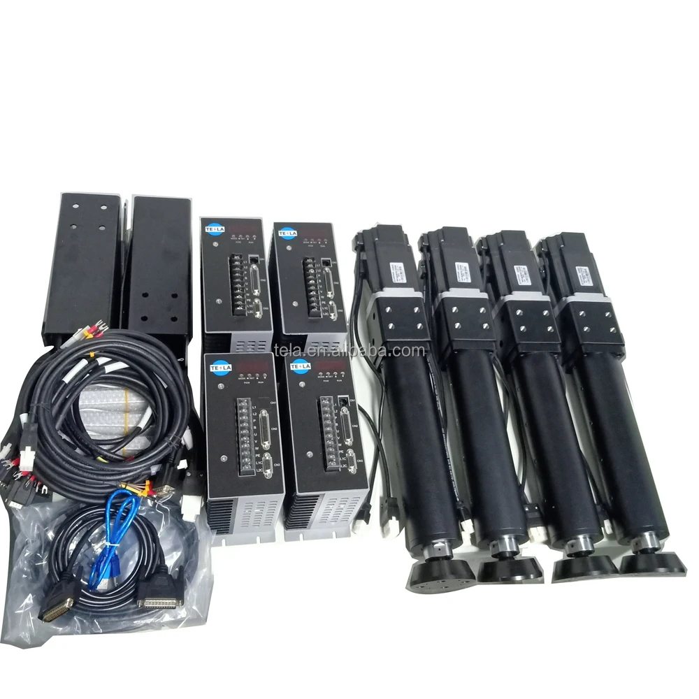 DIY 4DOF Racing Simulator Rig with 750W Servo Motor & Electric Cylinder ODM